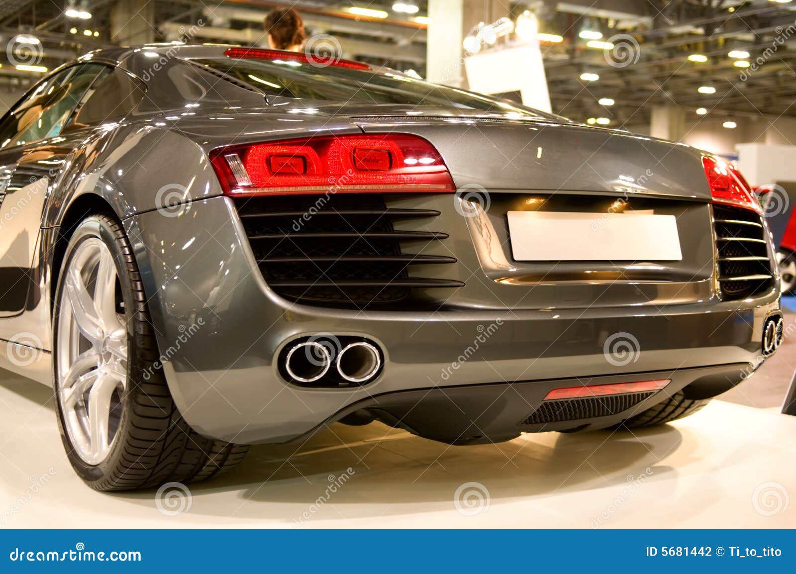 Back of supercar stock photo. Image of elite, exposition - 5681442