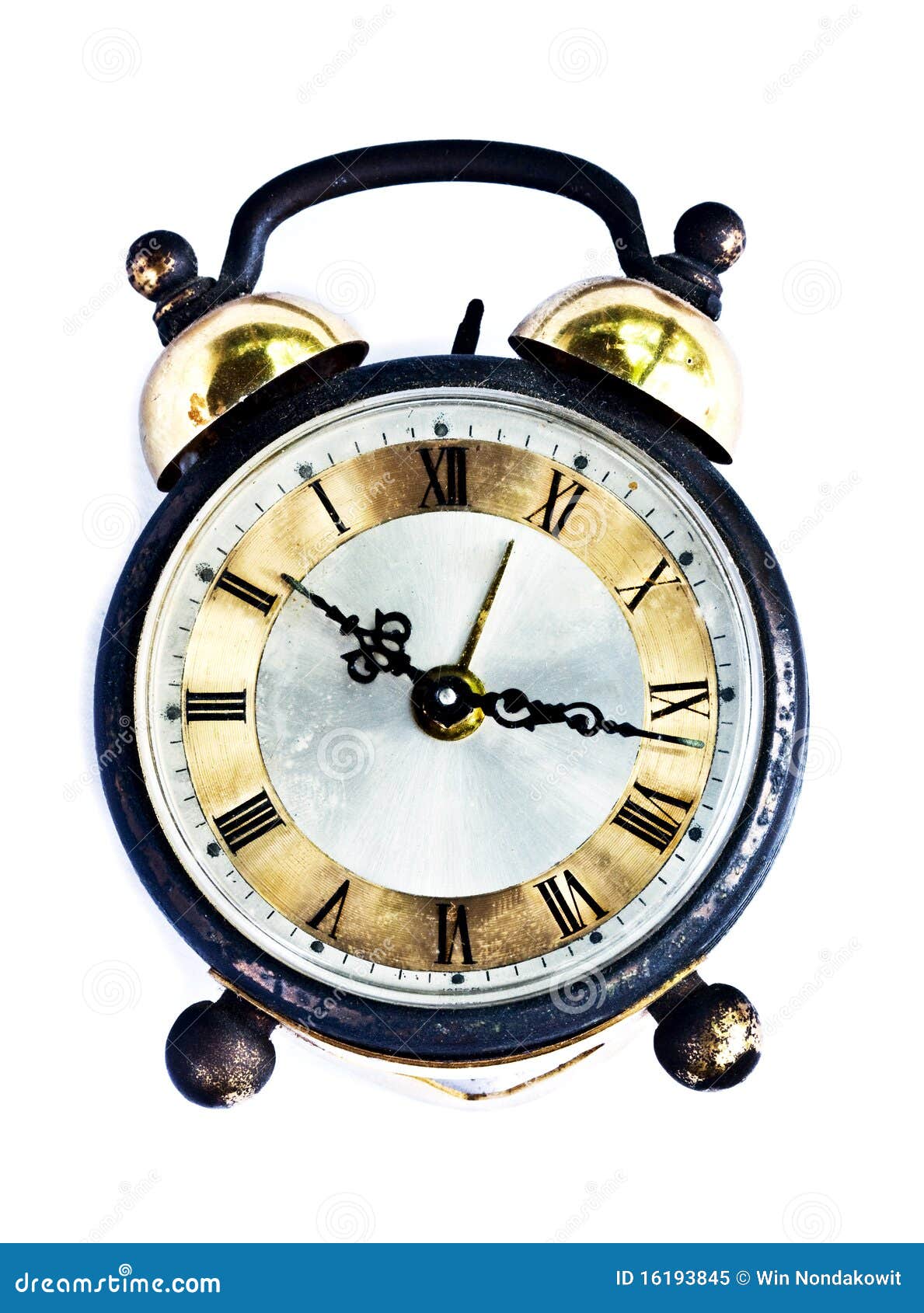 Back in time stock image. Image of bell, late, isolated - 16193845