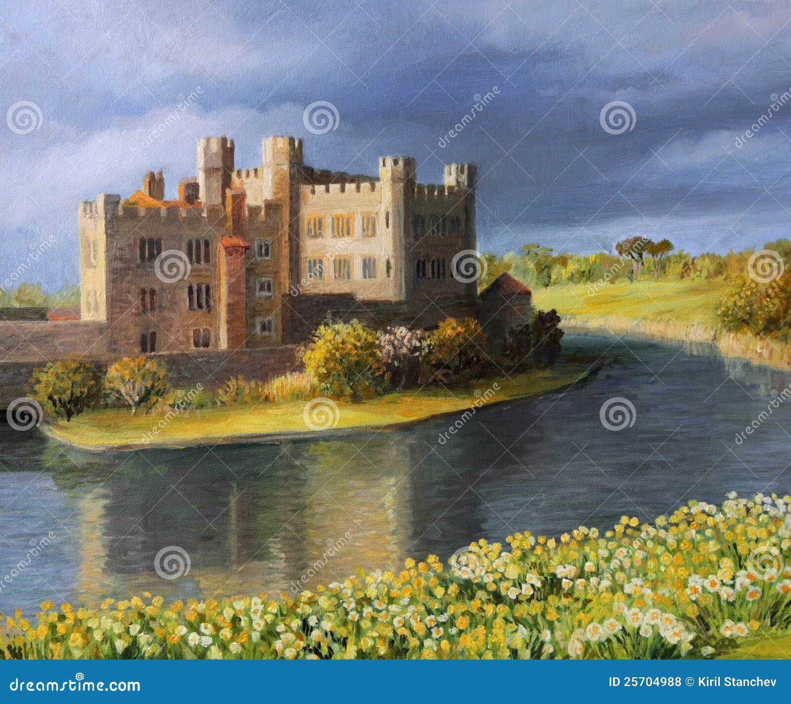 Back in time stock photo. Image of castle, drawing, kent - 25704988