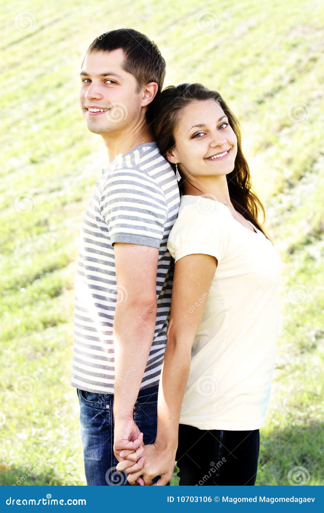 Back to back stock photo. Image of attractive, person - 10703106