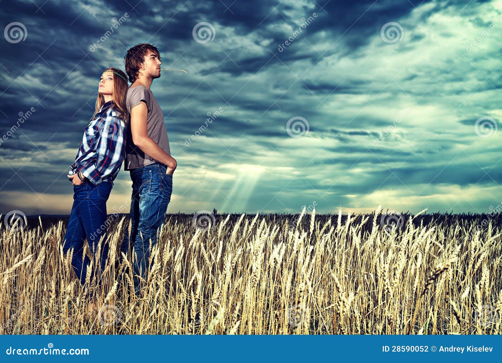 Back to back stock photo. Image of harmony, clouds, caucasian - 28590052