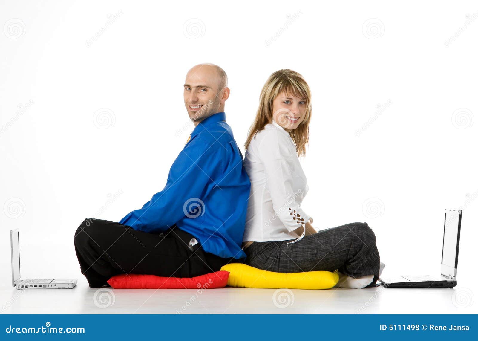 Back to Back stock photo. Image of smile, modern, lady - 5111498