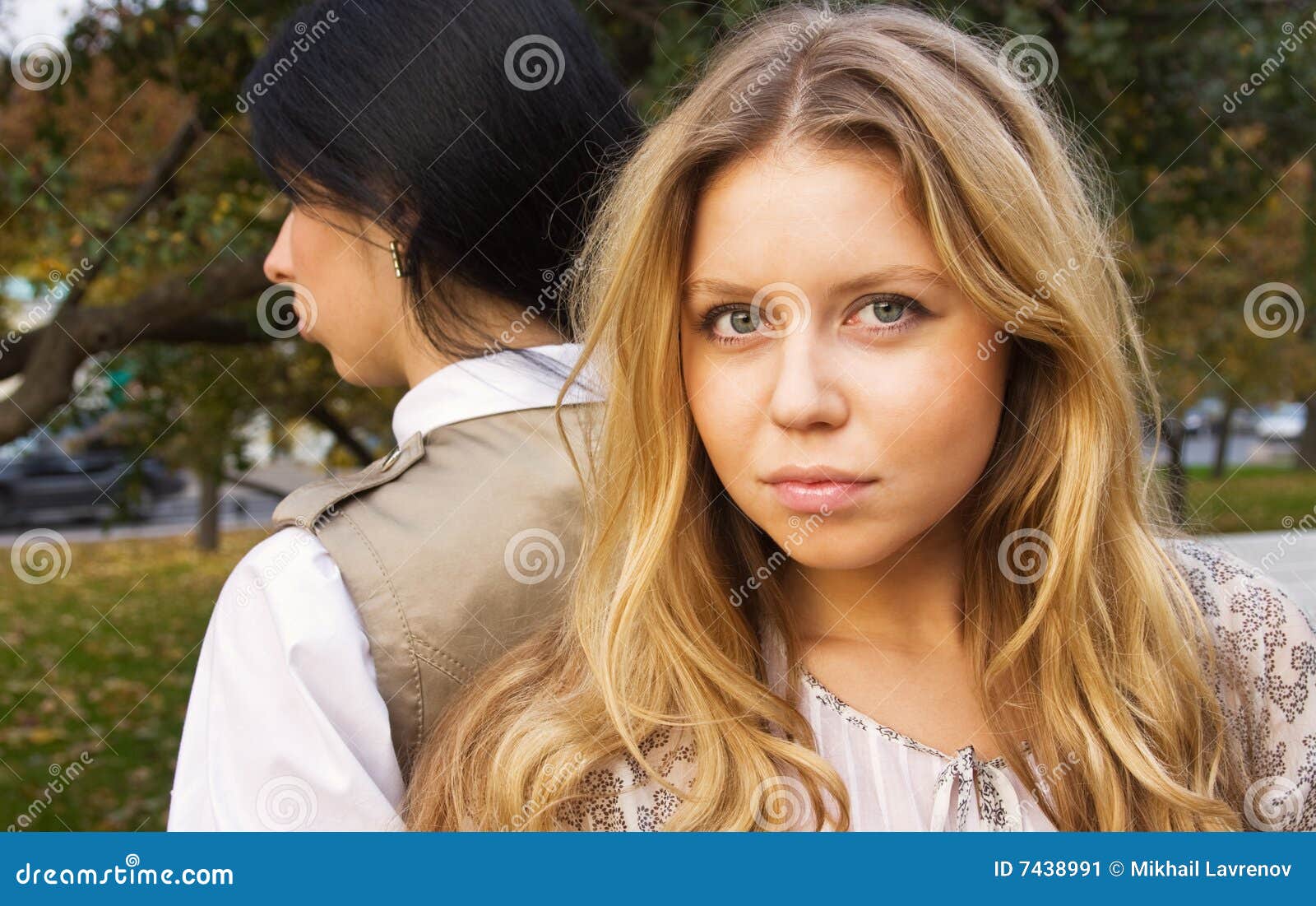 Back to back stock image. Image of hair, friends, women - 7438991