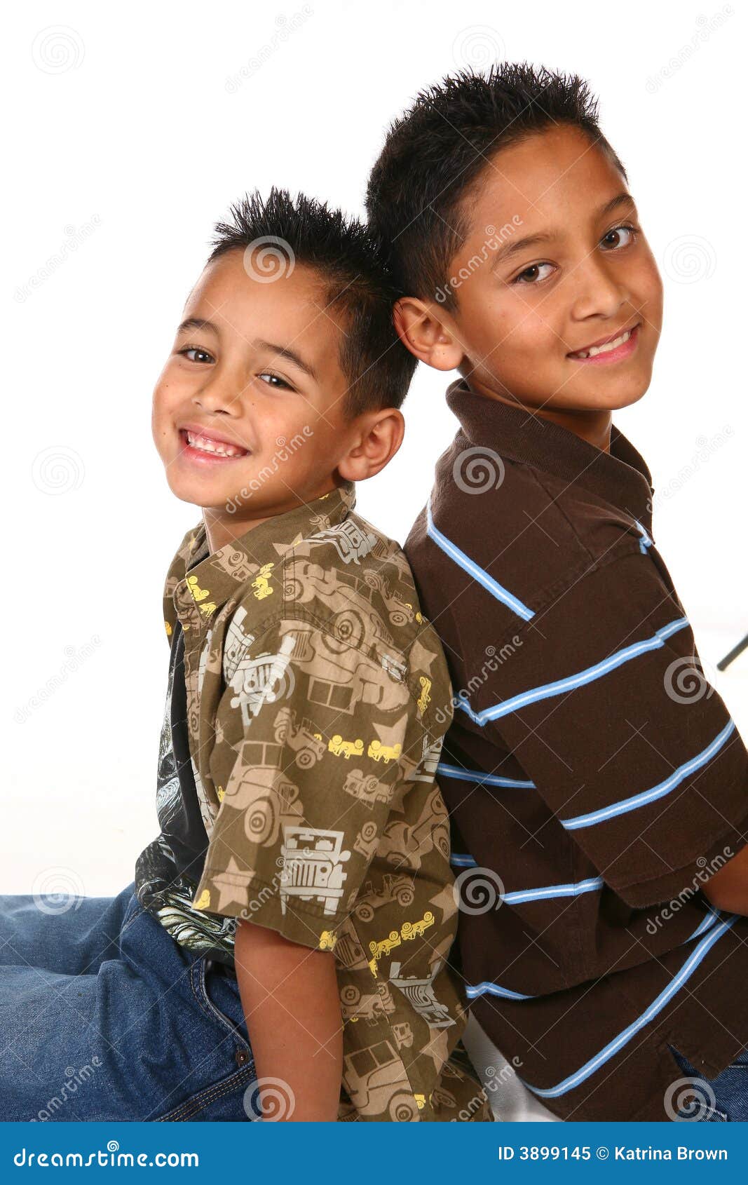 Back to Back Brothers stock image. Image of male, cute - 3899145