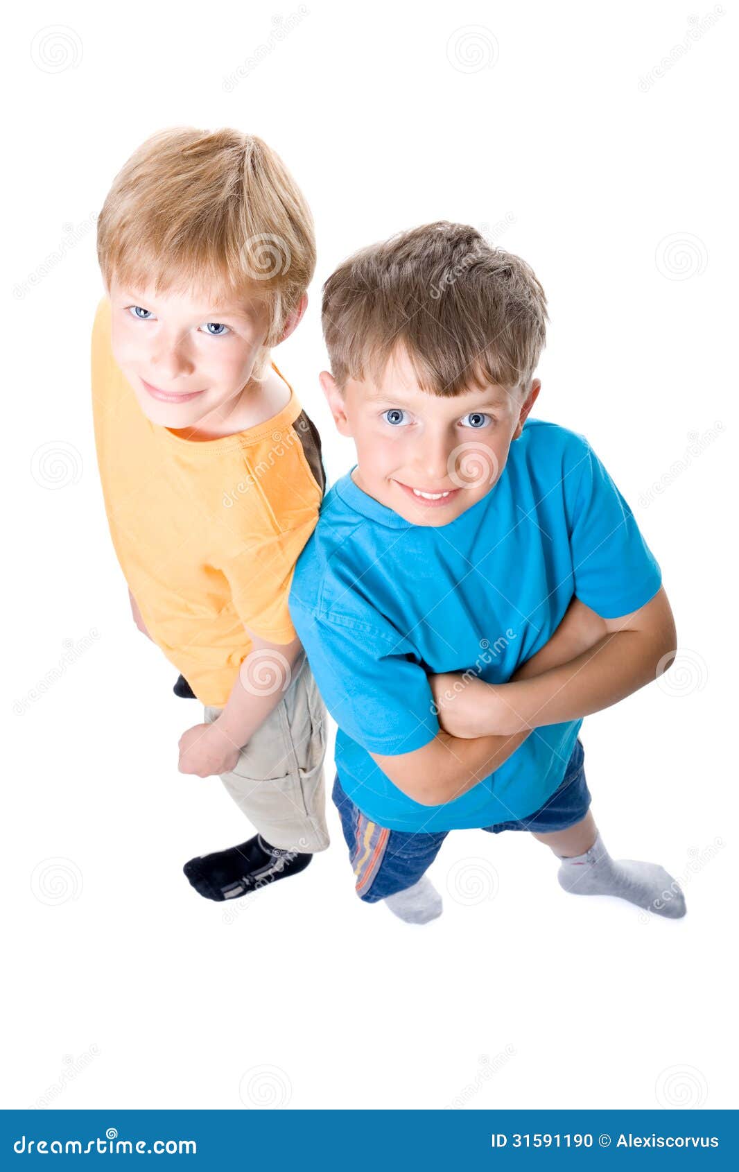 Back to back stock photo. Image of pretty, isolated, happy - 31591190