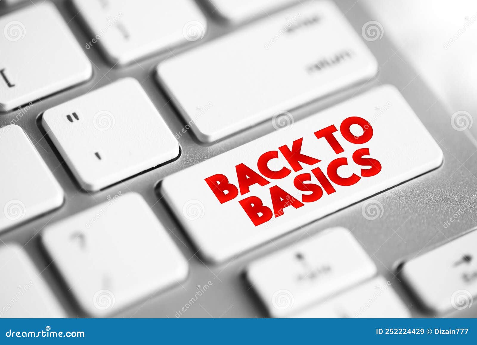 Back To Basics - Return To a Simpler Way of Doing Something or Thinking ...
