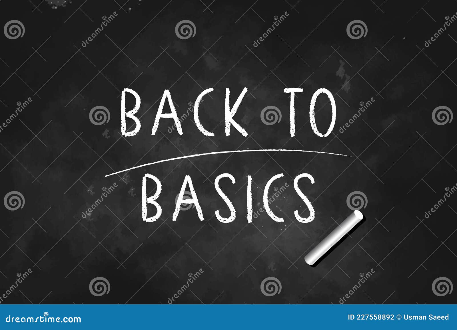 Back To Basics Written with Chalk on Blackboard Icon Logo Design Vector ...