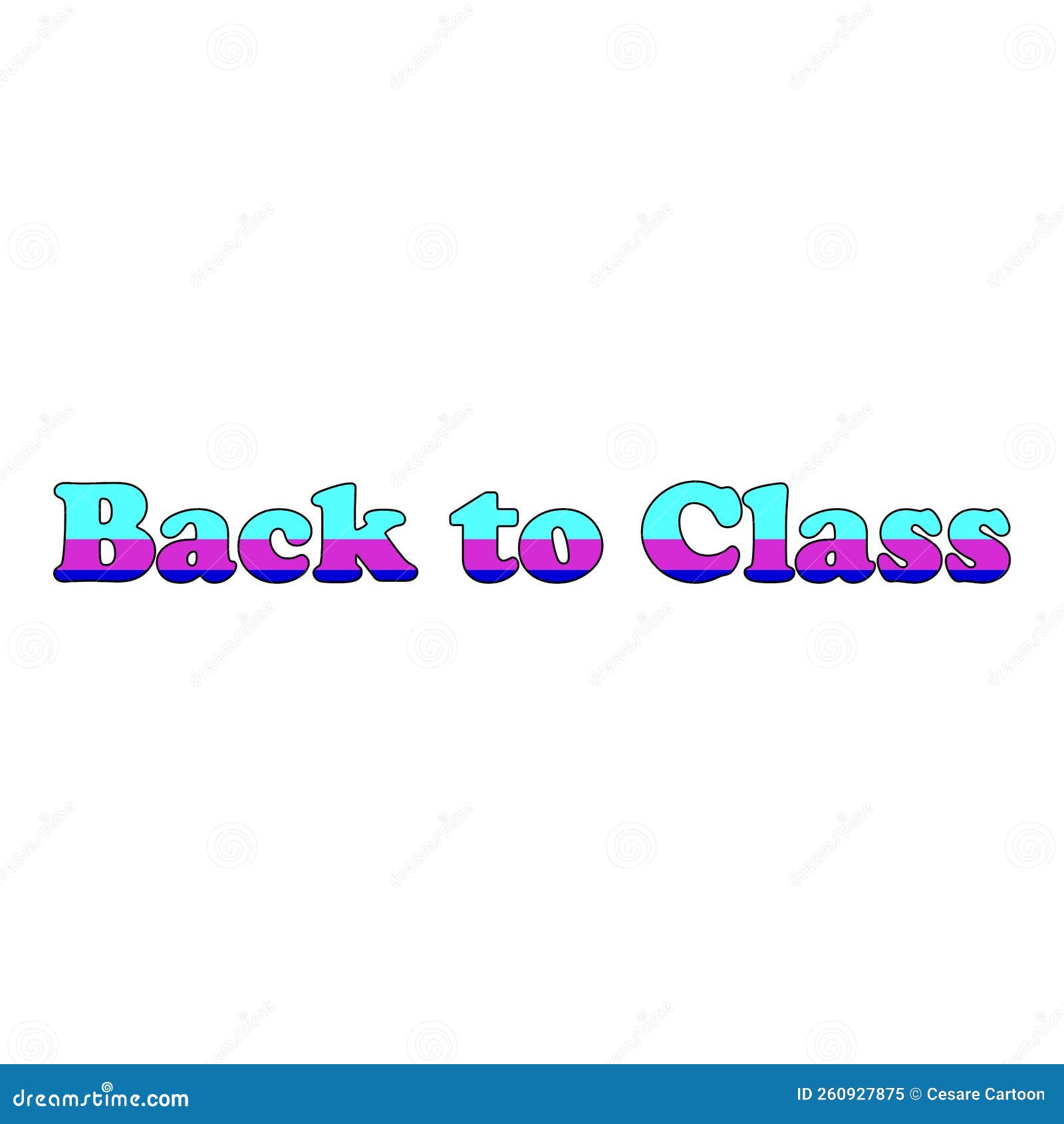 Back To Class Banner Stock Vector Illustration Of Design 260927875
