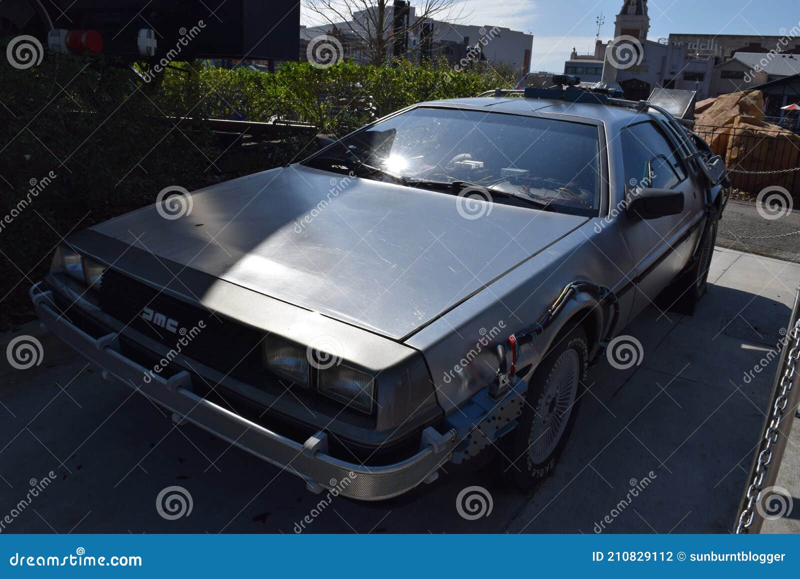 Back To the Future Car at Universal Studios Orlando Editorial ...