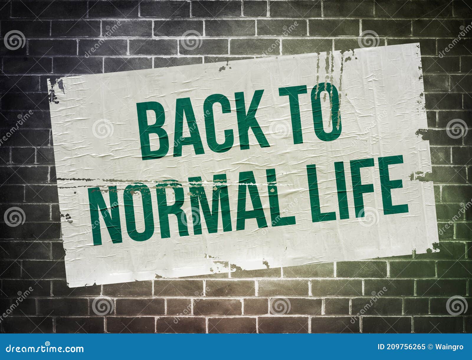 Back To Normal Life Afer Covid 19 Pandemic Stock Image - Image of ...