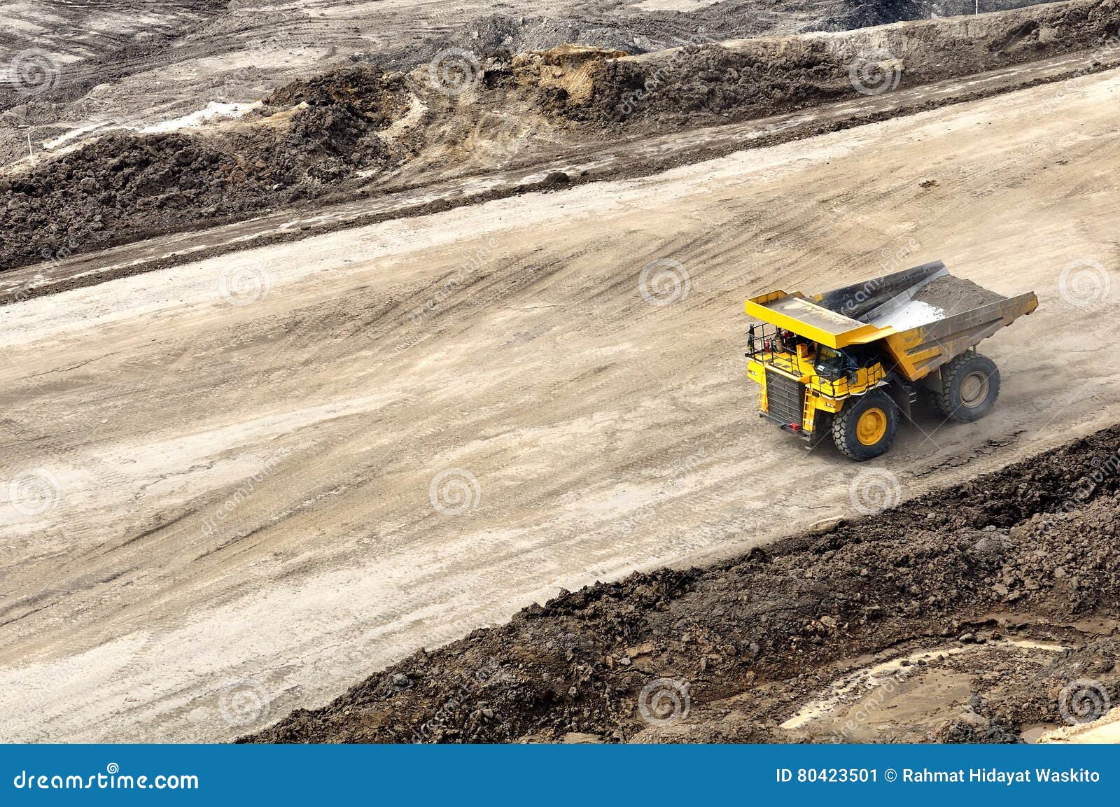 Back To Pit for Loading Overburden Stock Image - Image of open ...