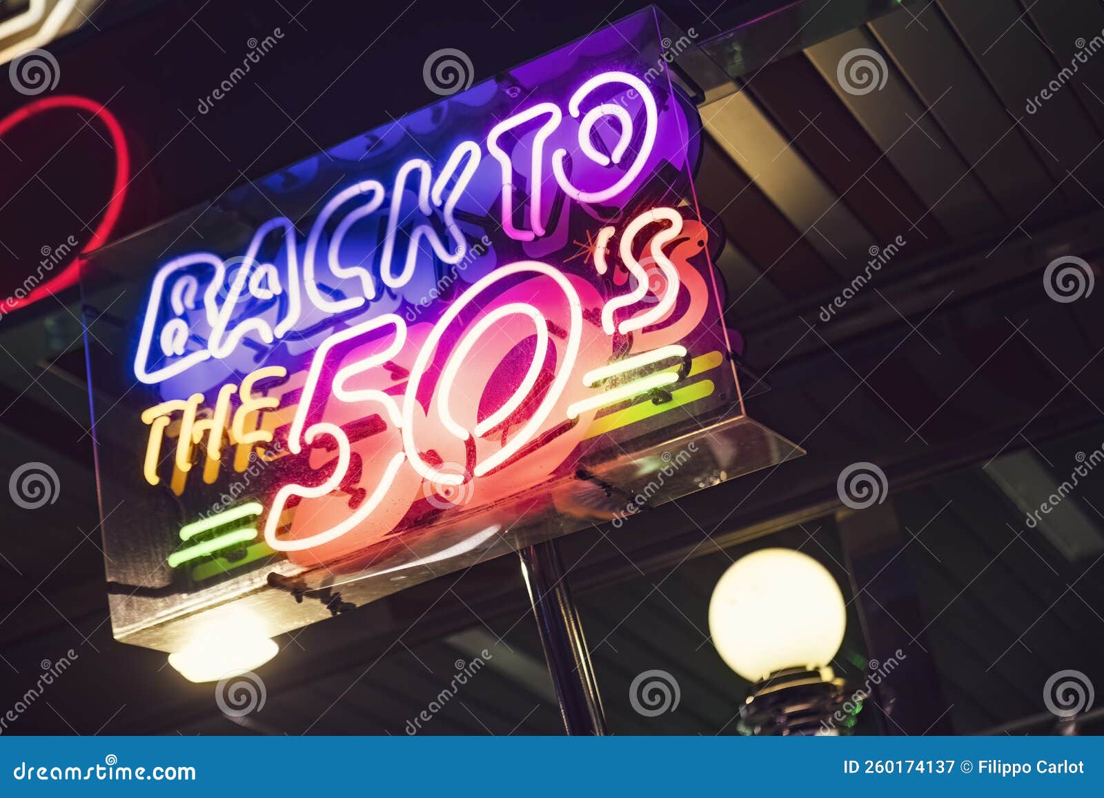 Back to the 50s stock image. Image of motel, gradient - 260174137