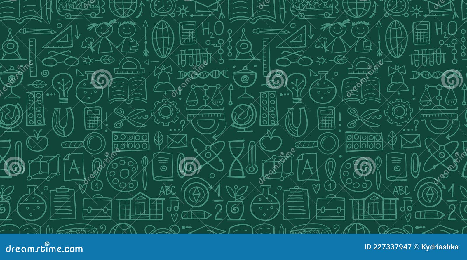 Back To School. Abstract Background Stock Vector - Illustration of ...