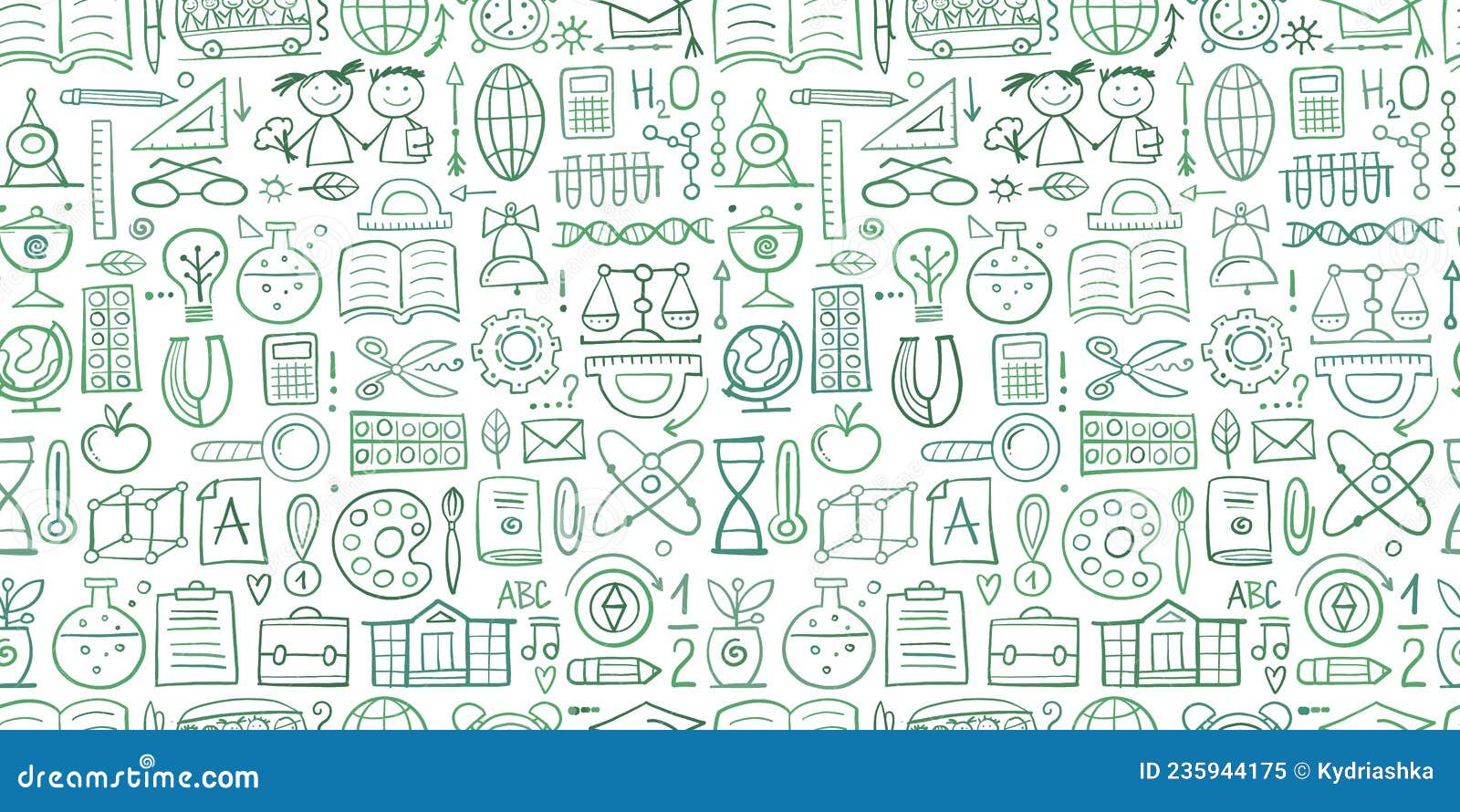 Back To School. Abstract Background Stock Vector - Illustration of ...