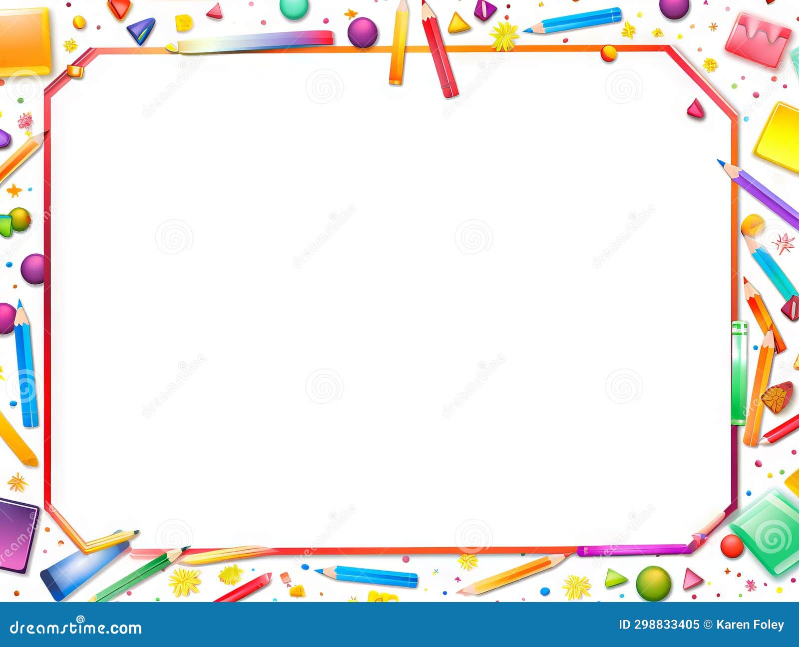 Back To School Background with Copy Space Stock Illustration ...