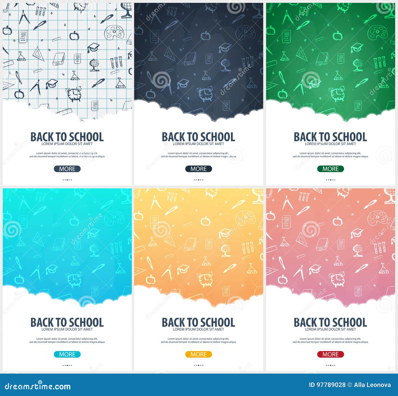 Back To School Background. Education Banner. Vector Illustration. Stock ...