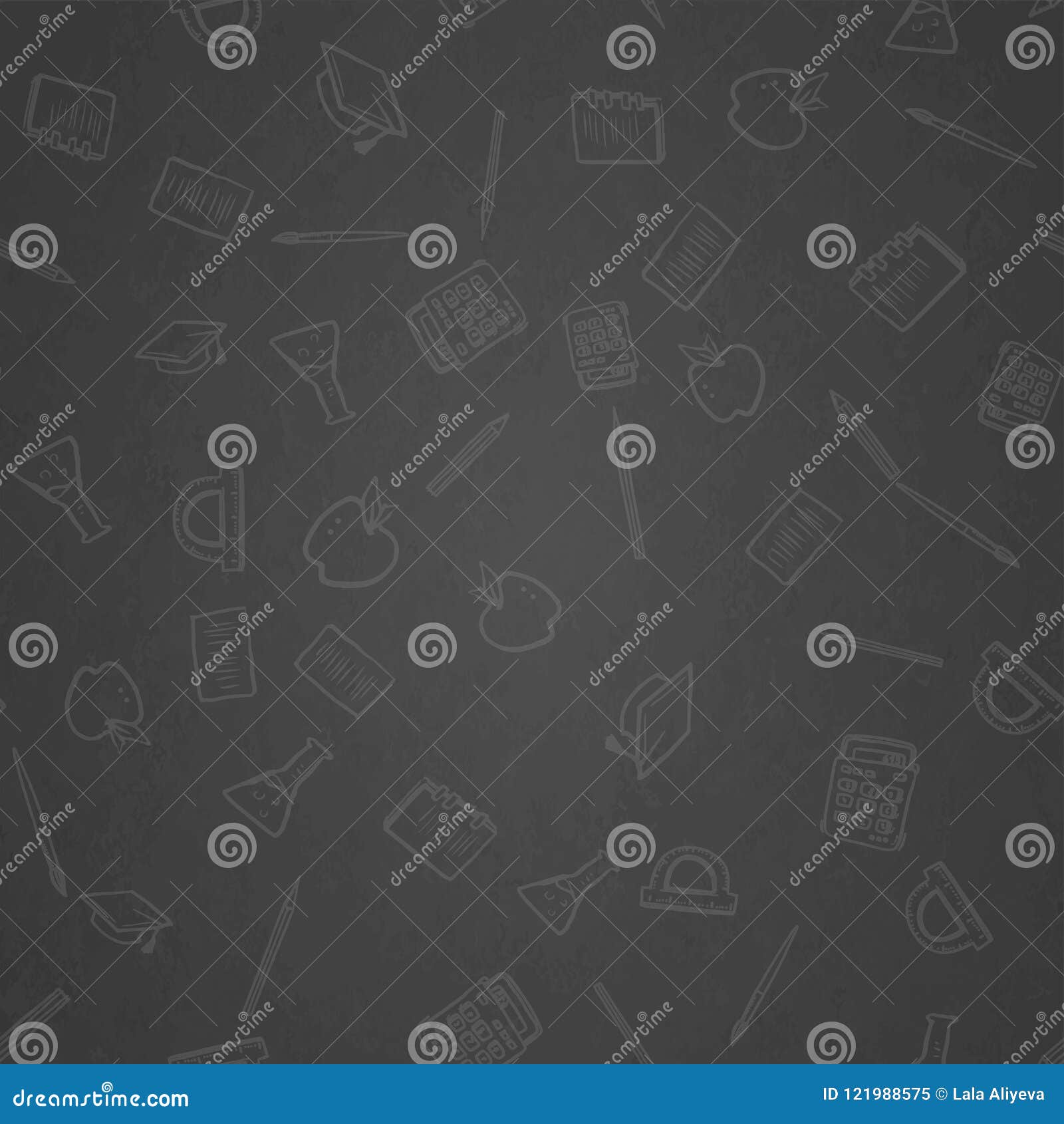 Back To School Background with Hand Written Text . Vector. Stock Vector ...