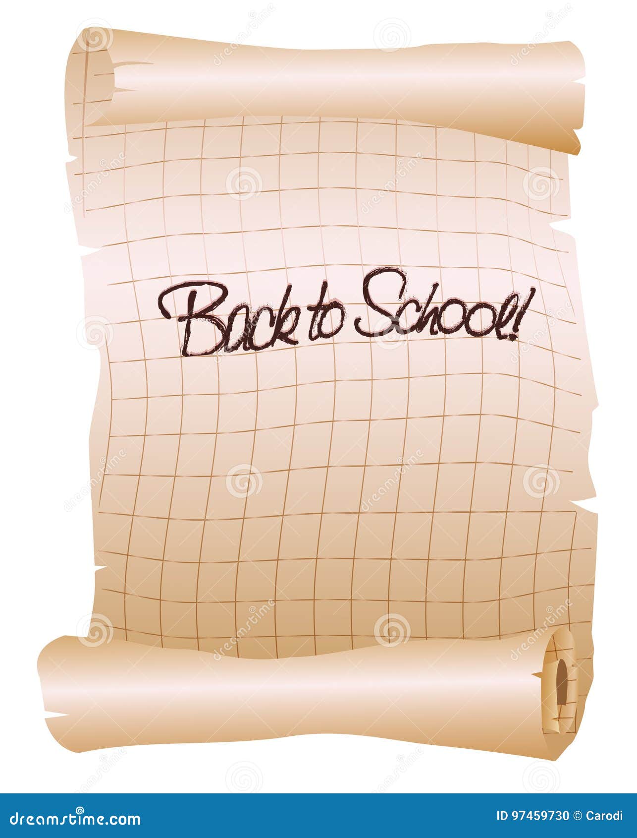 Back To School Background in Old Style Stock Vector - Illustration of ...