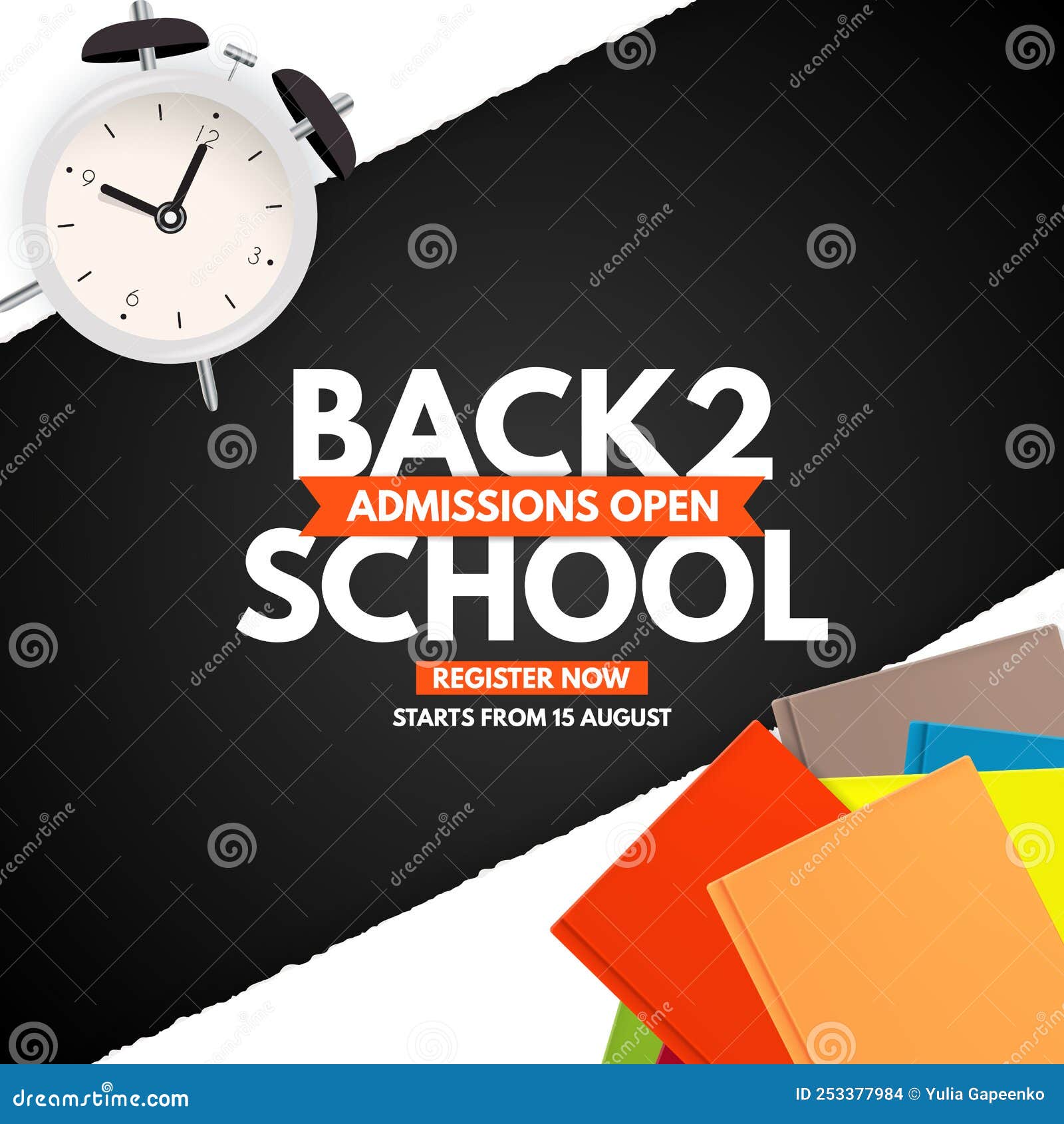 Back To School Background. Vector Illustration. EPS10 Stock Vector ...
