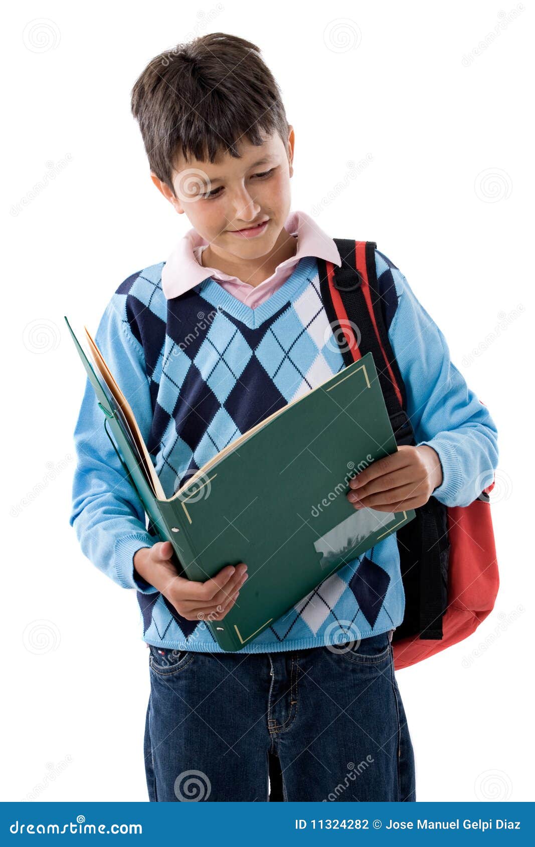 Back To School. Beautiful Student Boy Stock Photo - Image of person ...