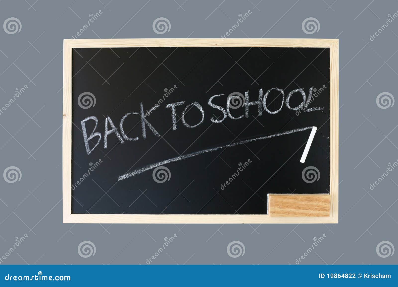 Back To School on Blackboard Stock Photo - Image of closeup ...