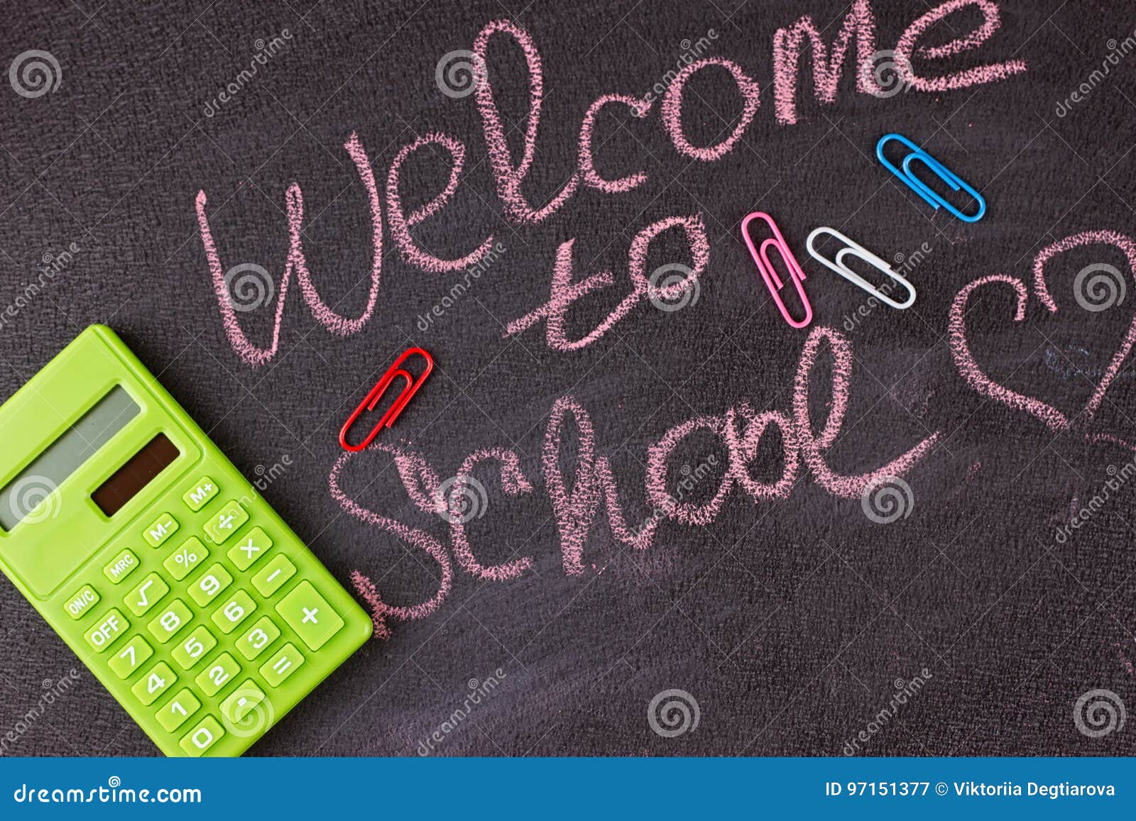 Back to school blackboard stock image. Image of classroom - 97151377