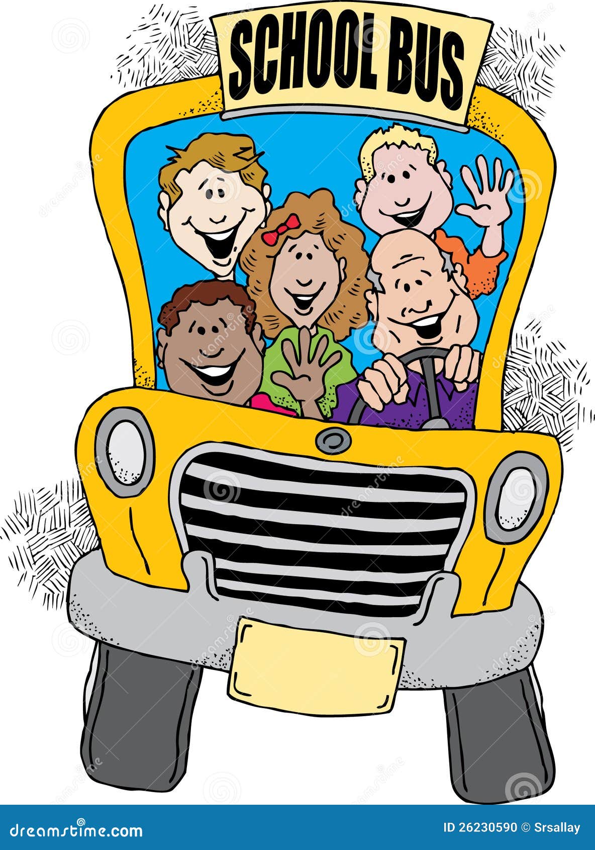 Back to School Bus stock vector. Illustration of travel - 26230590