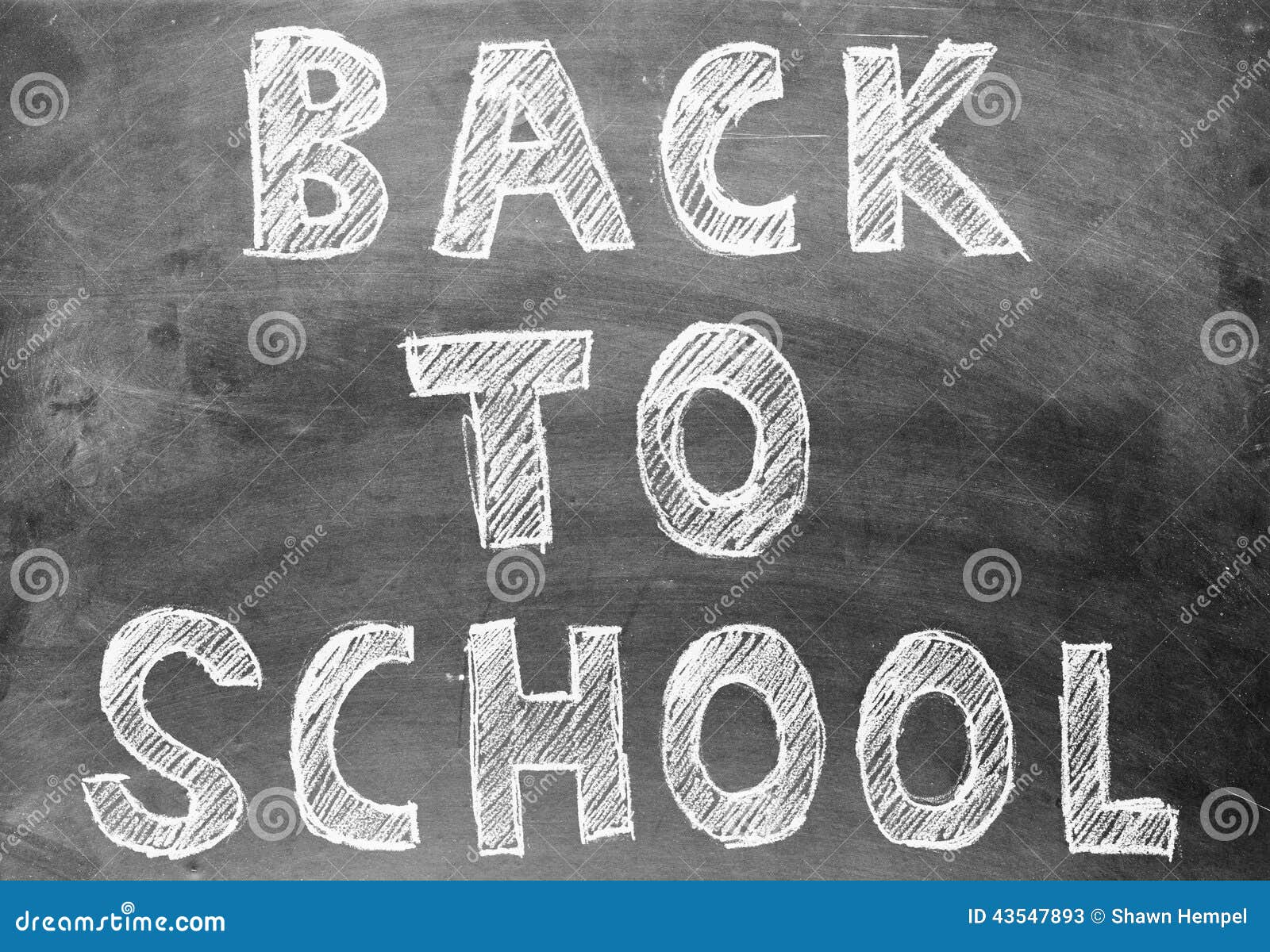 Back To School Chalk Writing Stock Image - Image of dirty, vintage ...