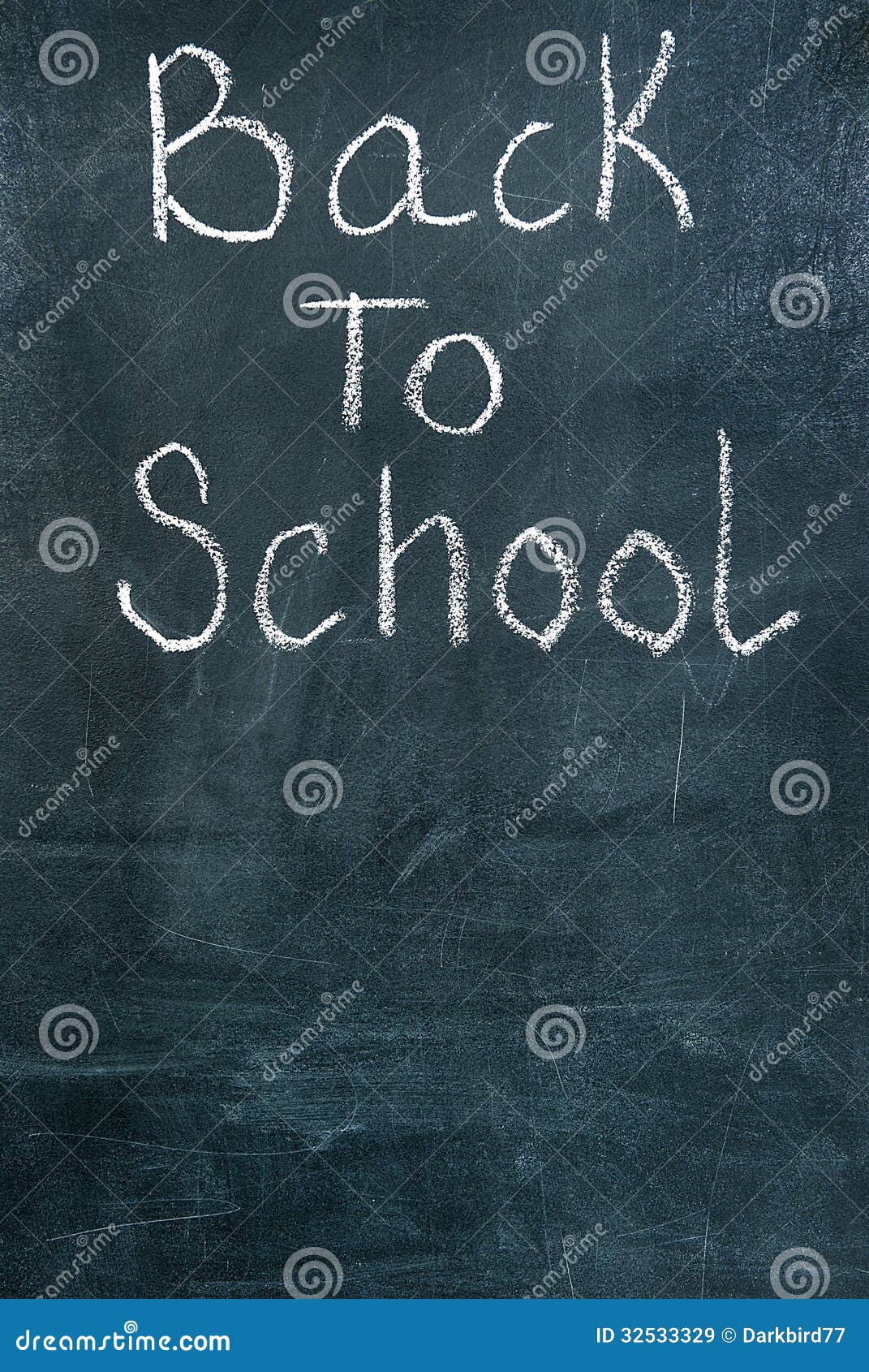 Back To School on Chalkboard Stock Image - Image of welcome, chalk ...