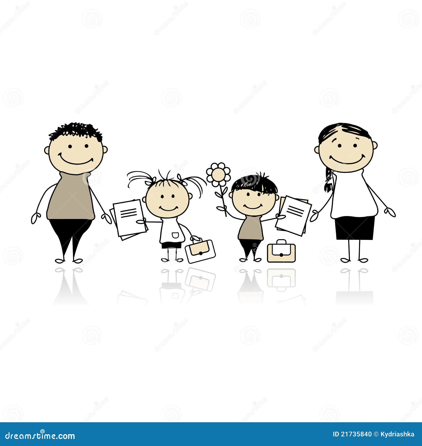Clipart Parents And Children