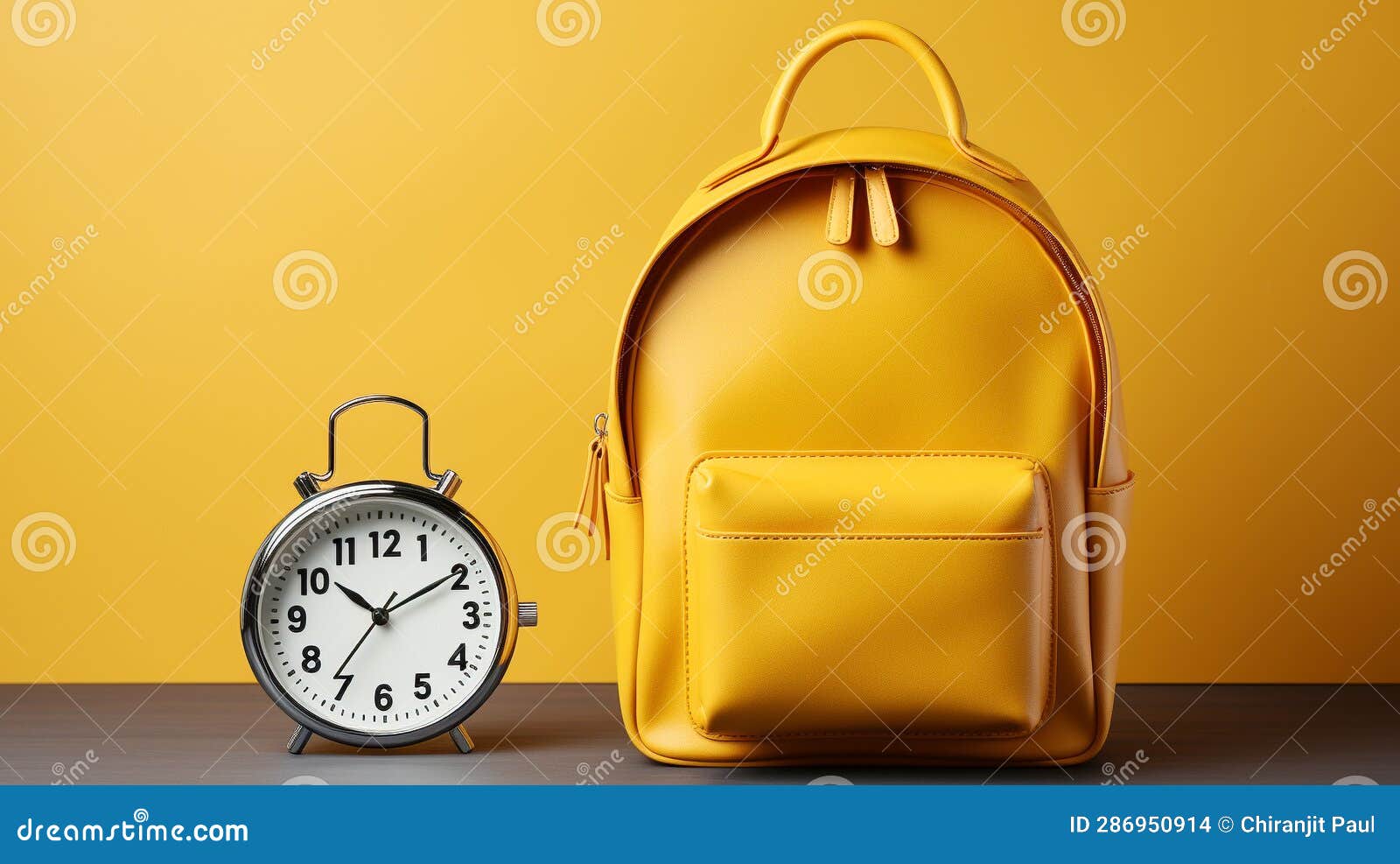 Back To School Concept with Book and Clock, Clock on Book Stock Photo ...