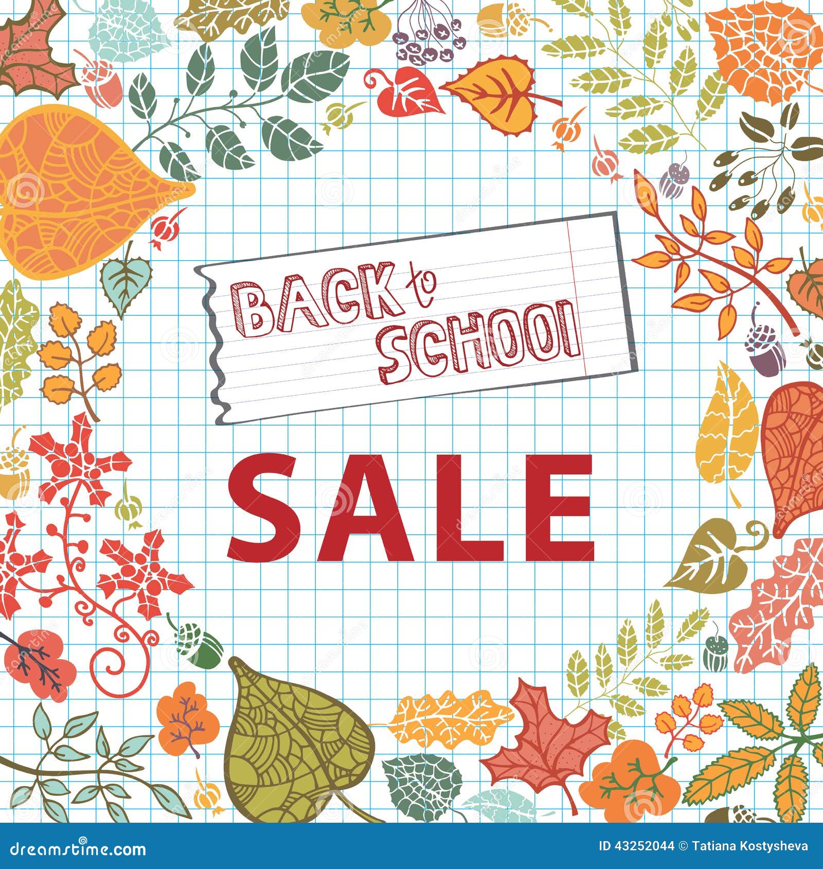 Back To School Design Template Stock Vector - Illustration of bright ...