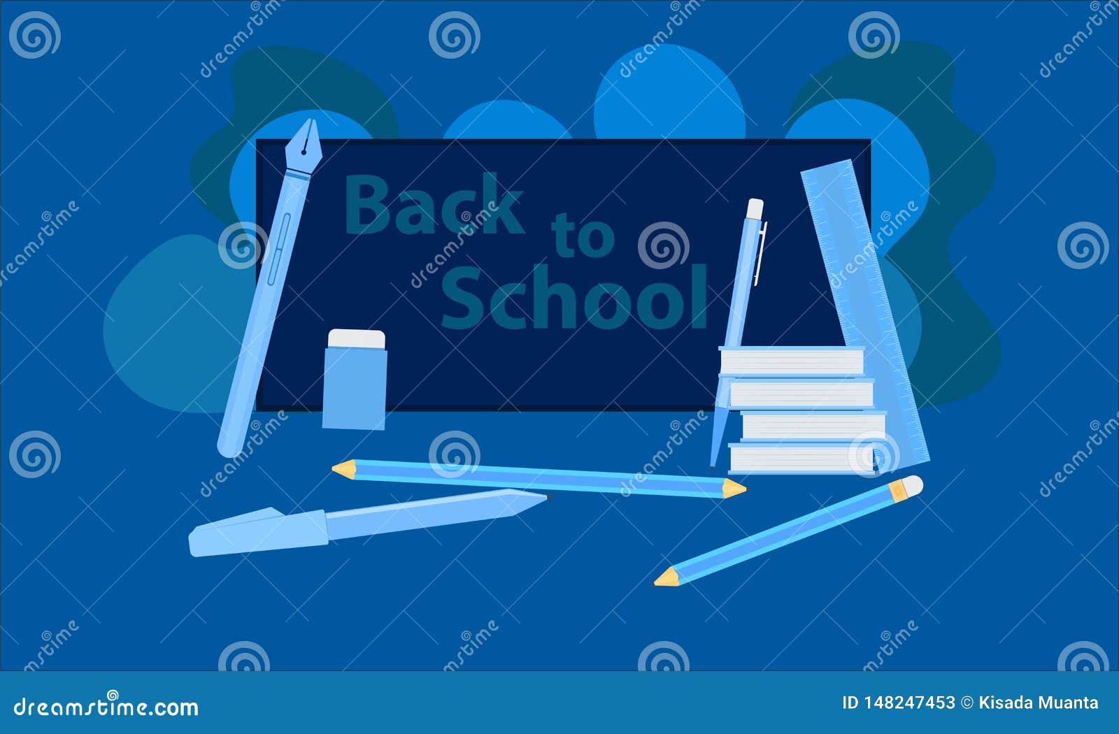 Back To School Education Concept. Equipment of Learning. Learning Enjoy ...