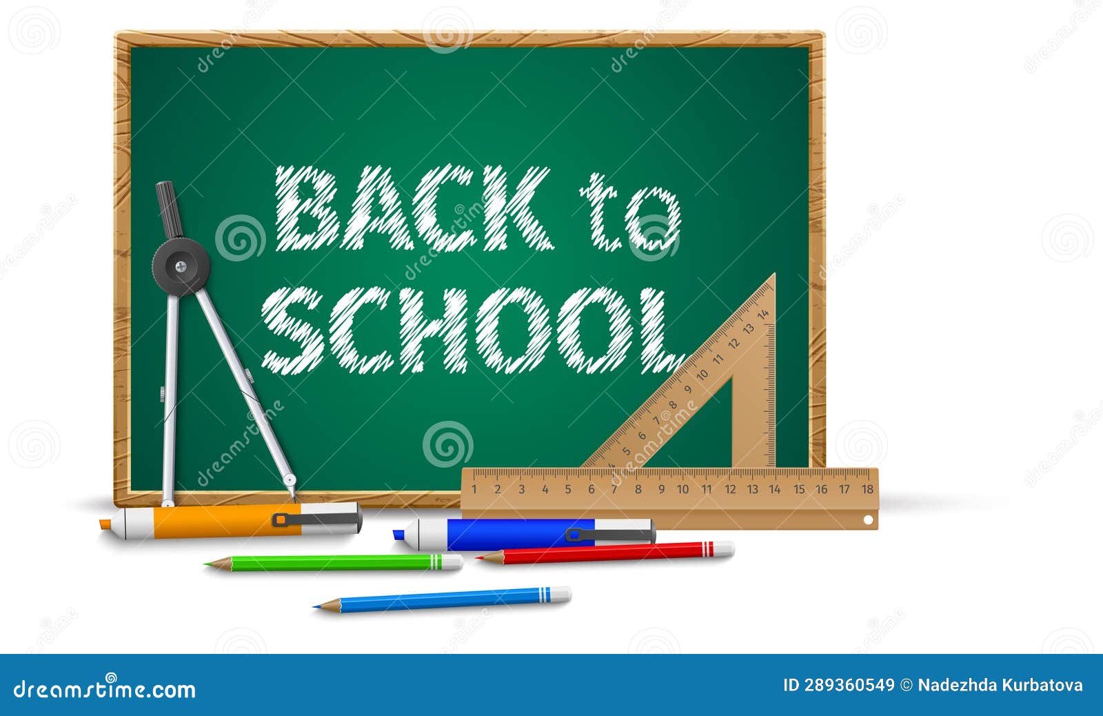 Back To School. Educational Students Tools. Writing Pens and Pencils ...