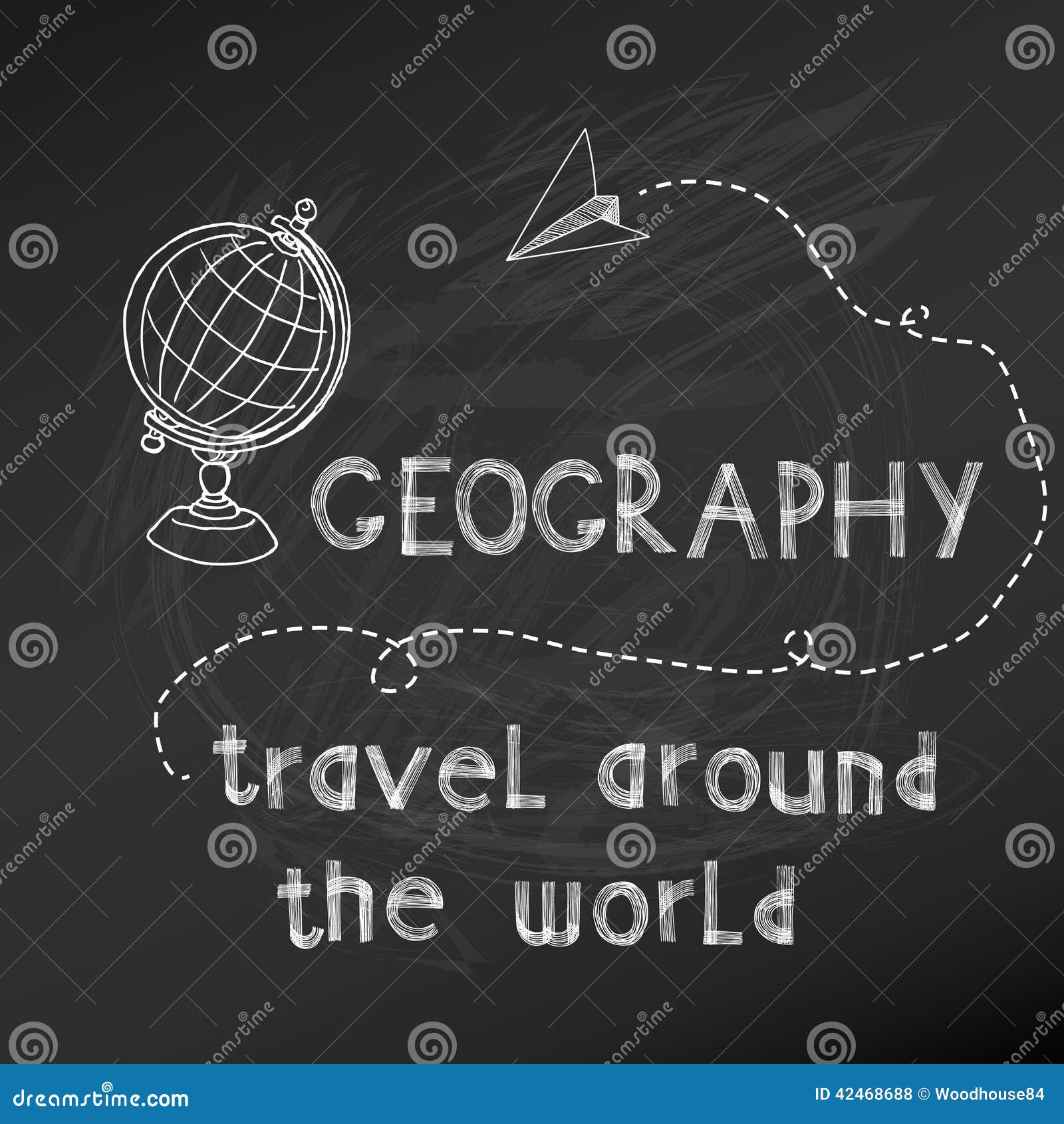 Back to School - Geography stock vector. Illustration of modern - 42468688