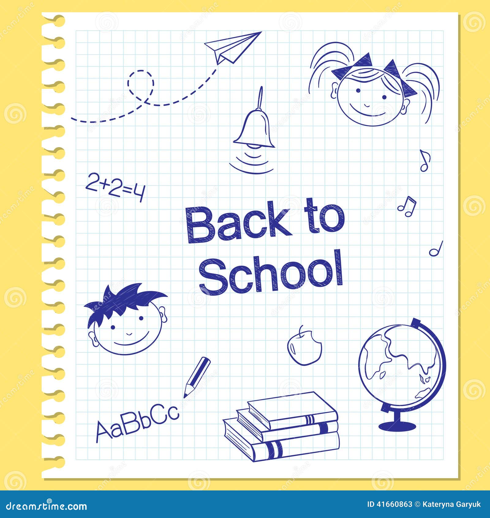 School Rank Concept Illustration On Back To School Banner With ...