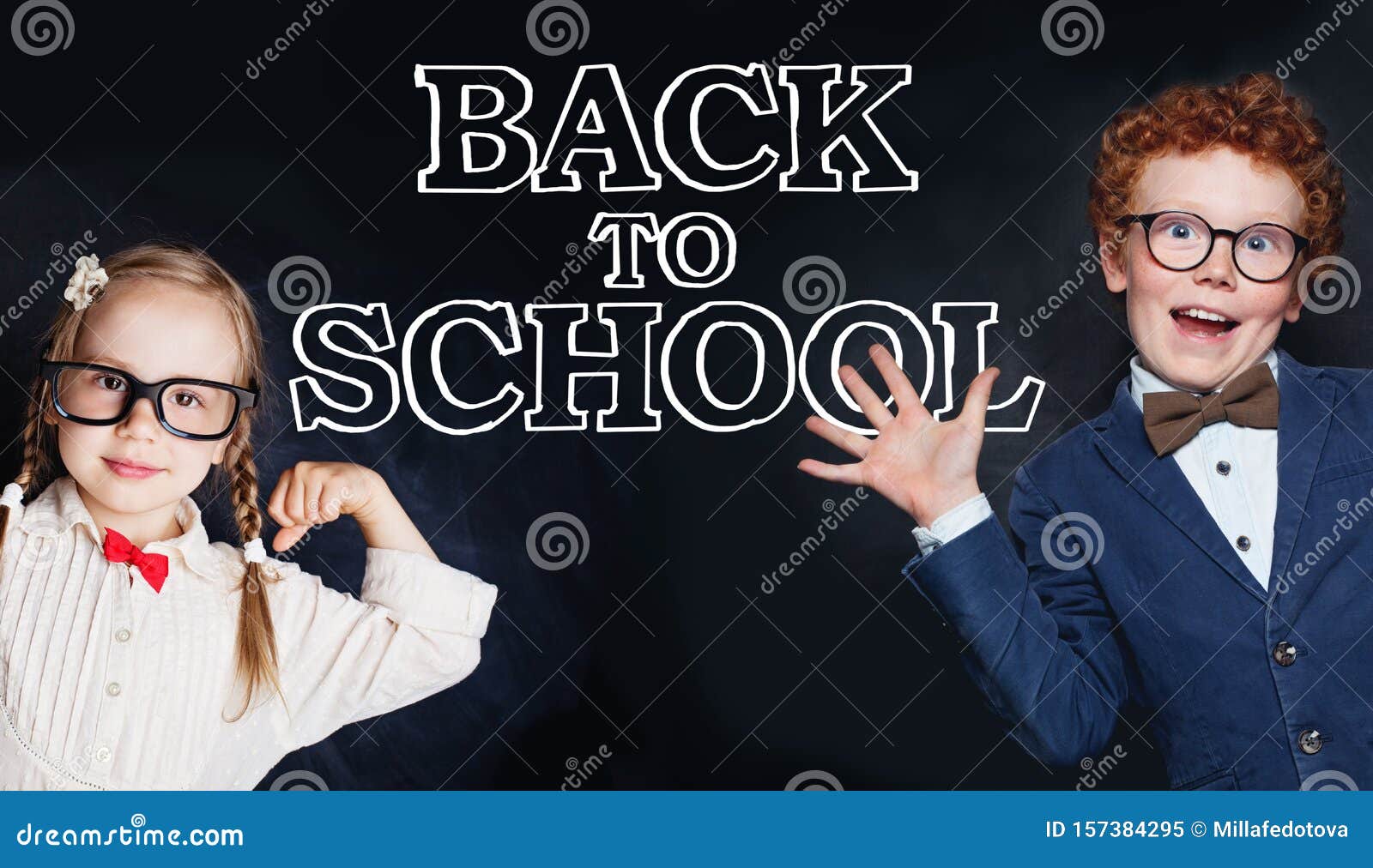 Back To School. Happy Children Having Fun Stock Image - Image of ...