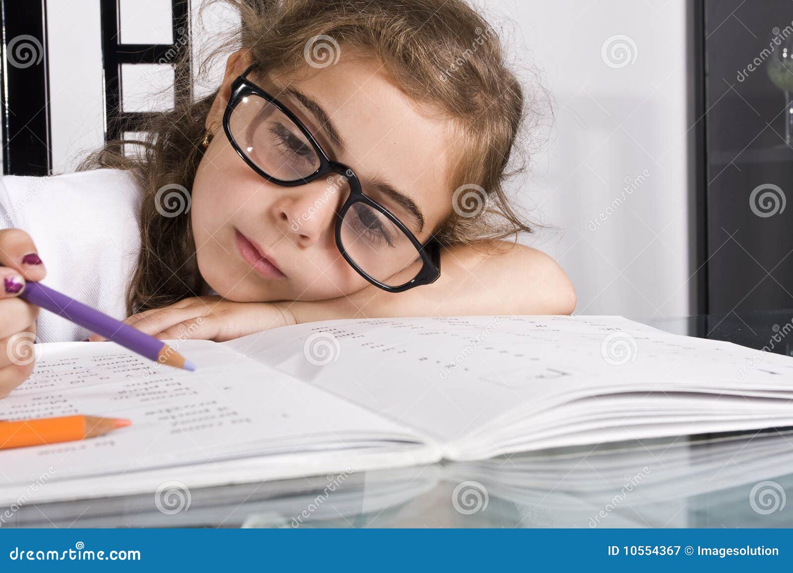 Back to school Homework stock image. Image of expressions - 10554367