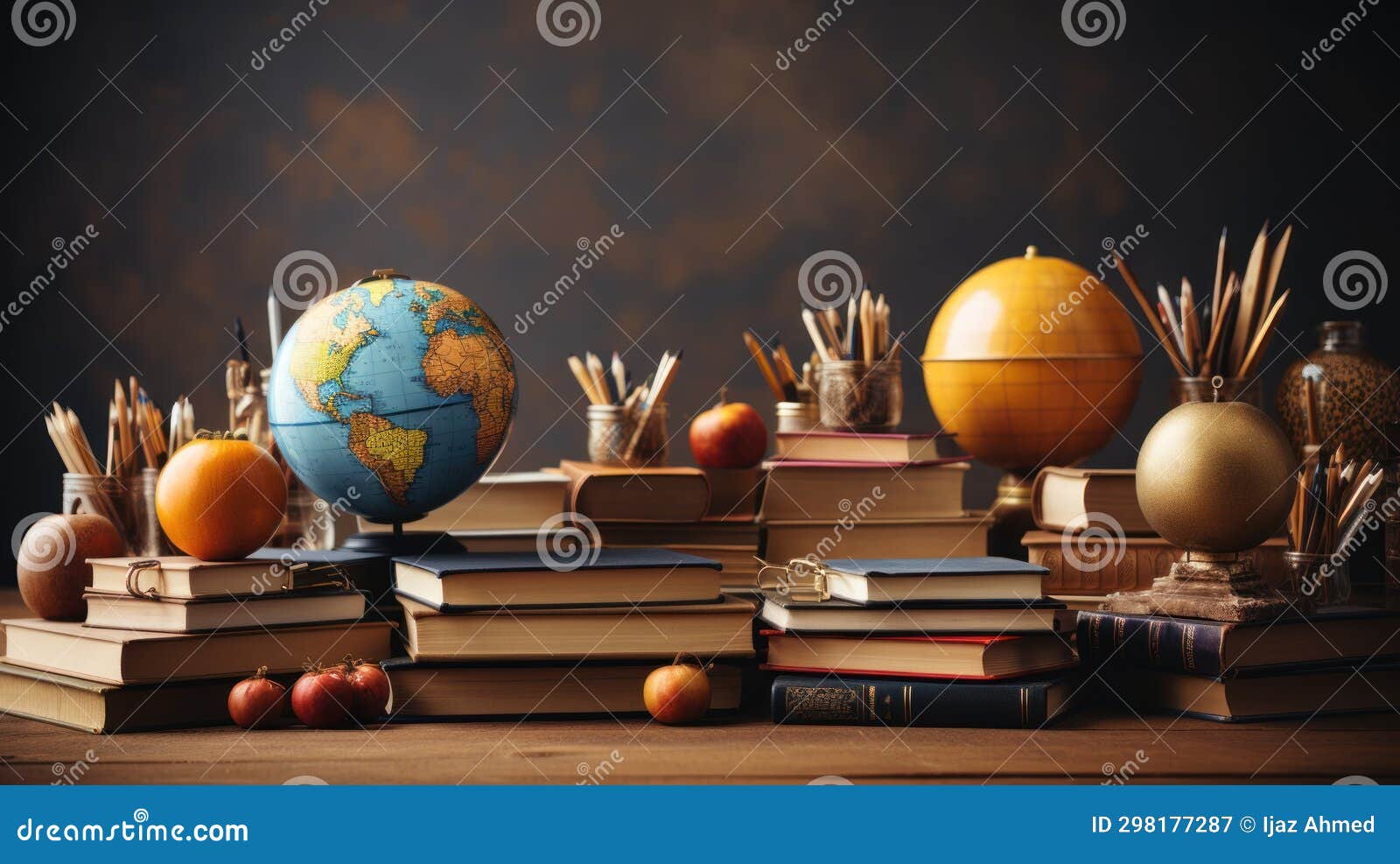 Back To School International Education Day Theme Background Stock ...