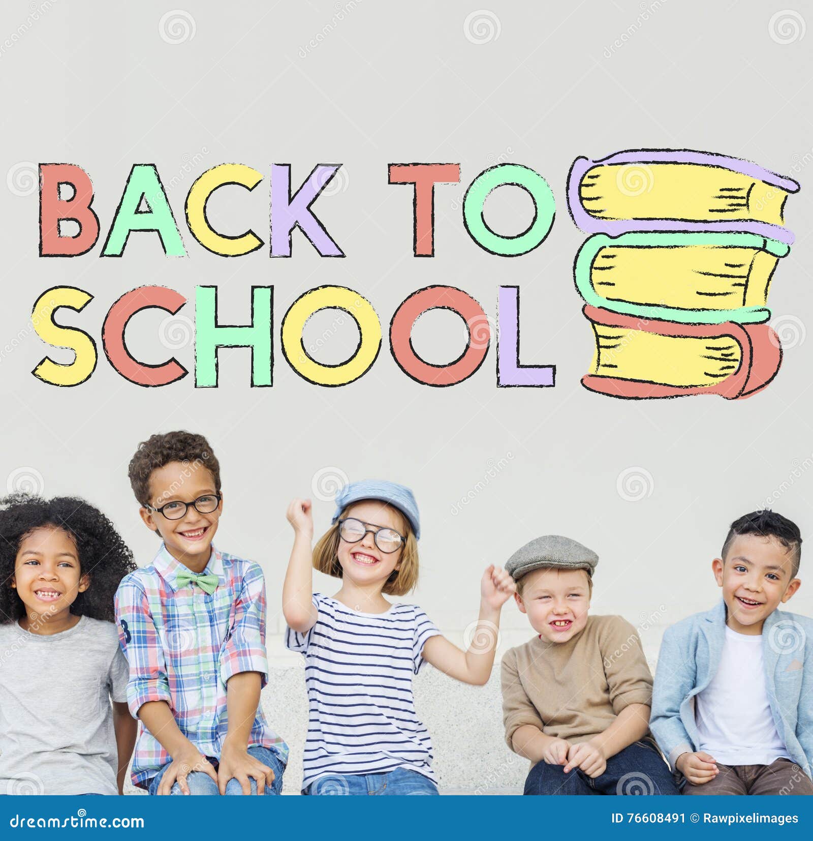 Back To School Kids Education Concept Stock Image - Image of diversity ...