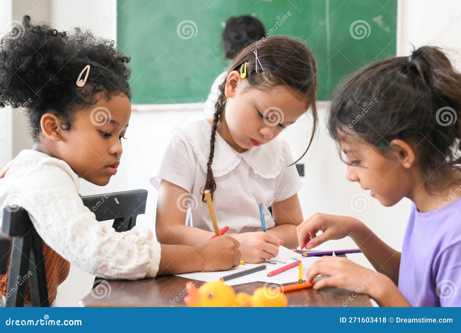 Kids Education Knowledge, Child in Classroom at School Stock Photo ...