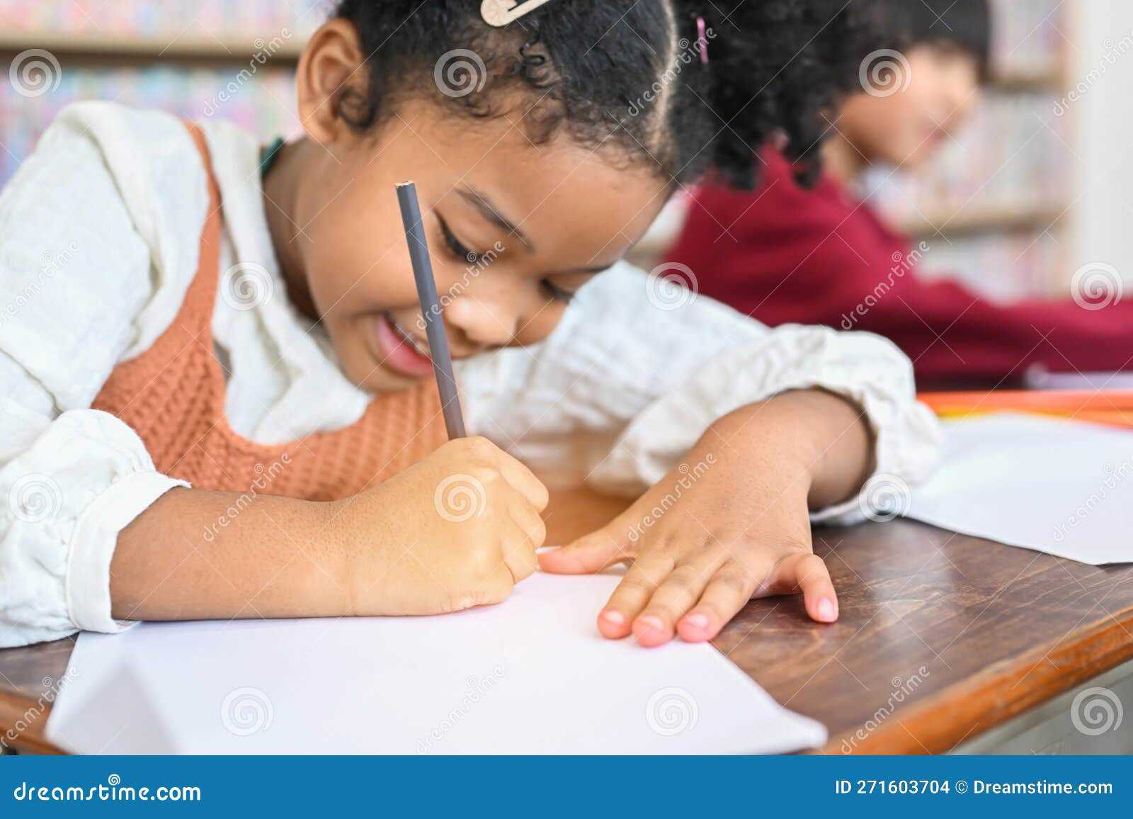 Kids Education Knowledge, Child in Classroom at School Stock Photo ...