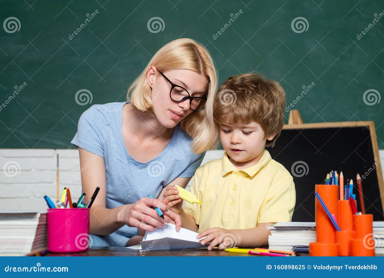 Back To School. Kids from Primary School. Concept of Education and ...