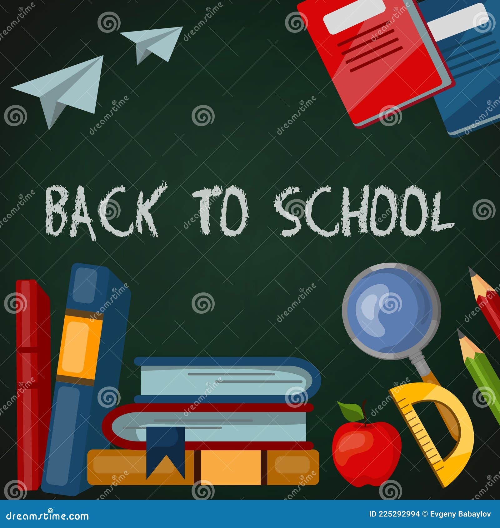 Back To School, New School Year Start - Vector Stock Vector ...