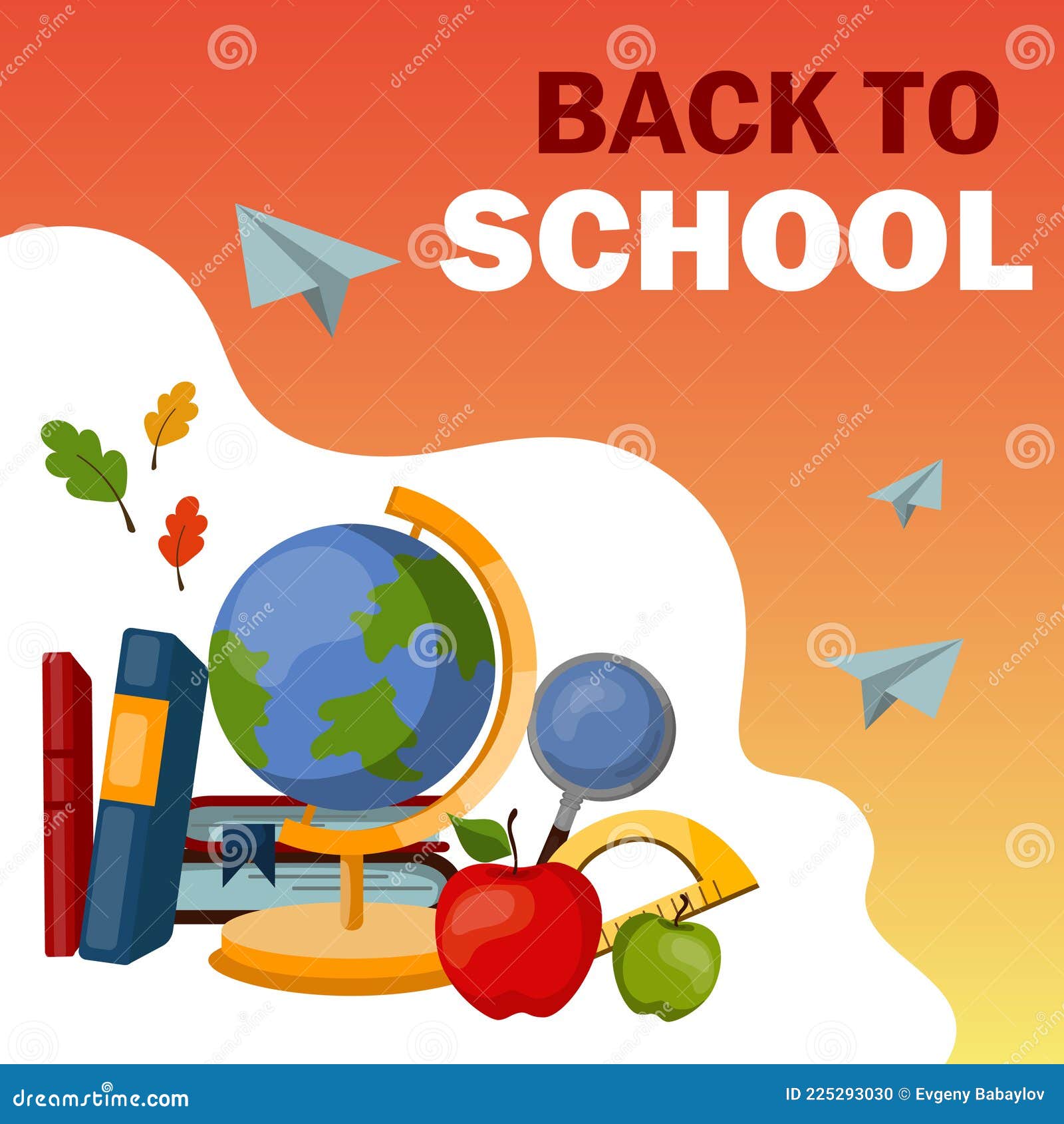Back To School, New School Year Start - Vector Stock Vector ...