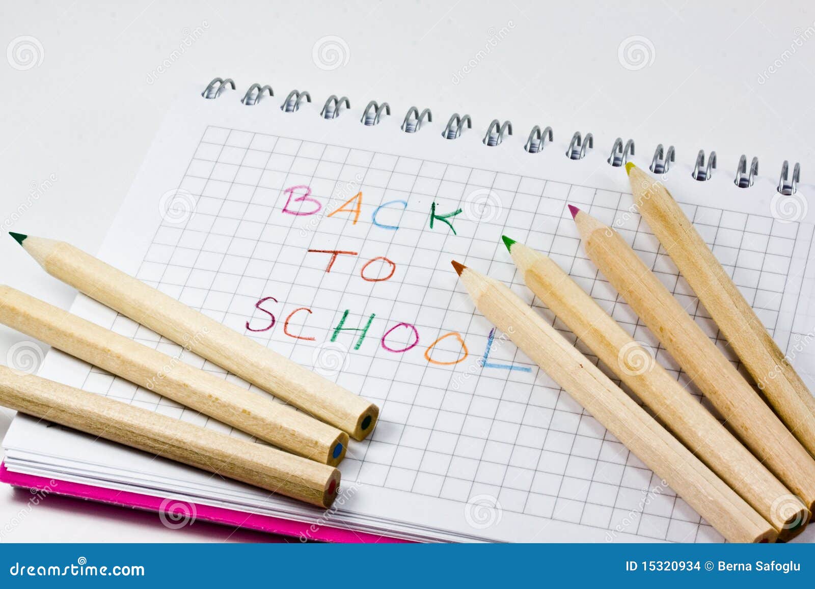Back to school note stock photo. Image of blue, office - 15320934