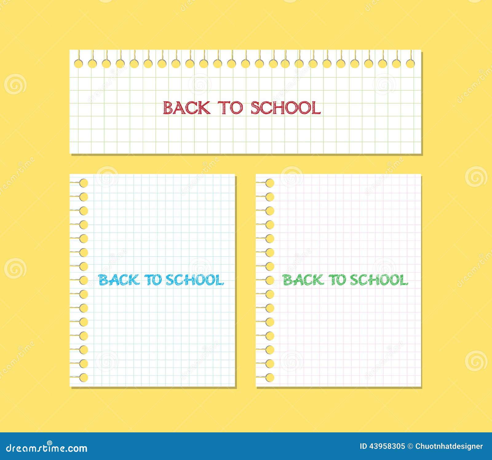 Back to school note paper stock illustration. Illustration of child ...