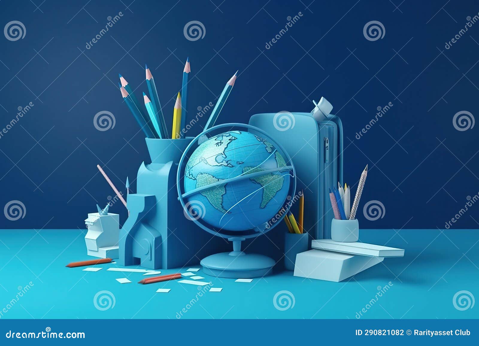 Back To School & Online School Concept. Back To School & Online School ...