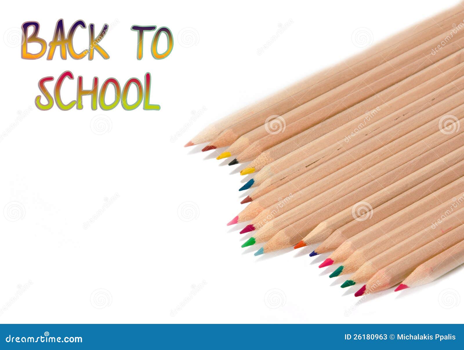 Back to school, pencils stock image. Image of pencils - 26180963