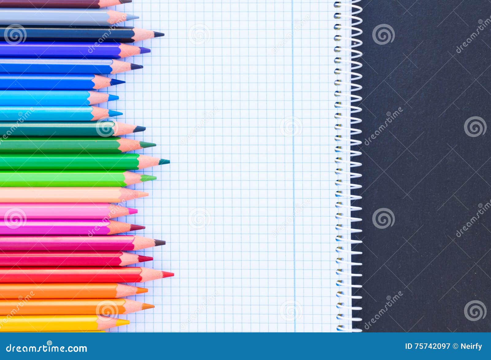 Back to school pencils stock image. Image of blue, bright - 75742097